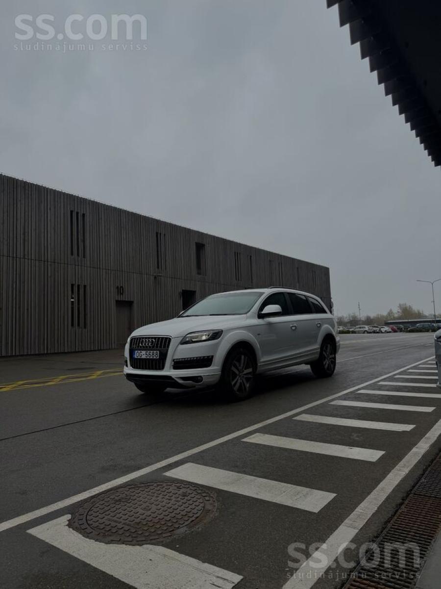 Balts Audi Q7 2009 Rīga, ar dzinēja tilpumu 3.00 L un nobraukumu 305 tūkst. km par 10500 €, foto 7 vietnē AUTOMOTO.COM.LV