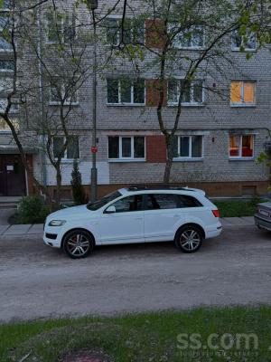 Balts Audi Q7 2009 Rīga, ar dzinēja tilpumu 3.00 L un nobraukumu 305 tūkst. km par 10500 €, foto 8 vietnē AUTOMOTO.COM.LV