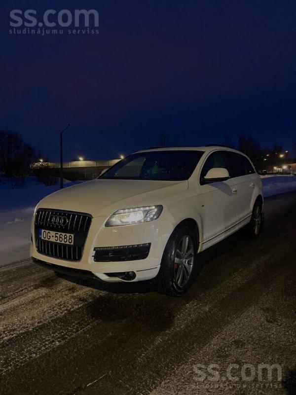 Balts Audi Q7 2009 Rīga, ar dzinēja tilpumu 3.00 L un nobraukumu 305 tūkst. km par 10500 €, foto 8 vietnē AUTOMOTO.COM.LV
