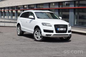 White Audi Q7 2010 in Riga, with an engine capacity of 3.00 L and mileage of 287 thousand km for 9580 €, photo 1 on AUTOMOTO.COM.LV