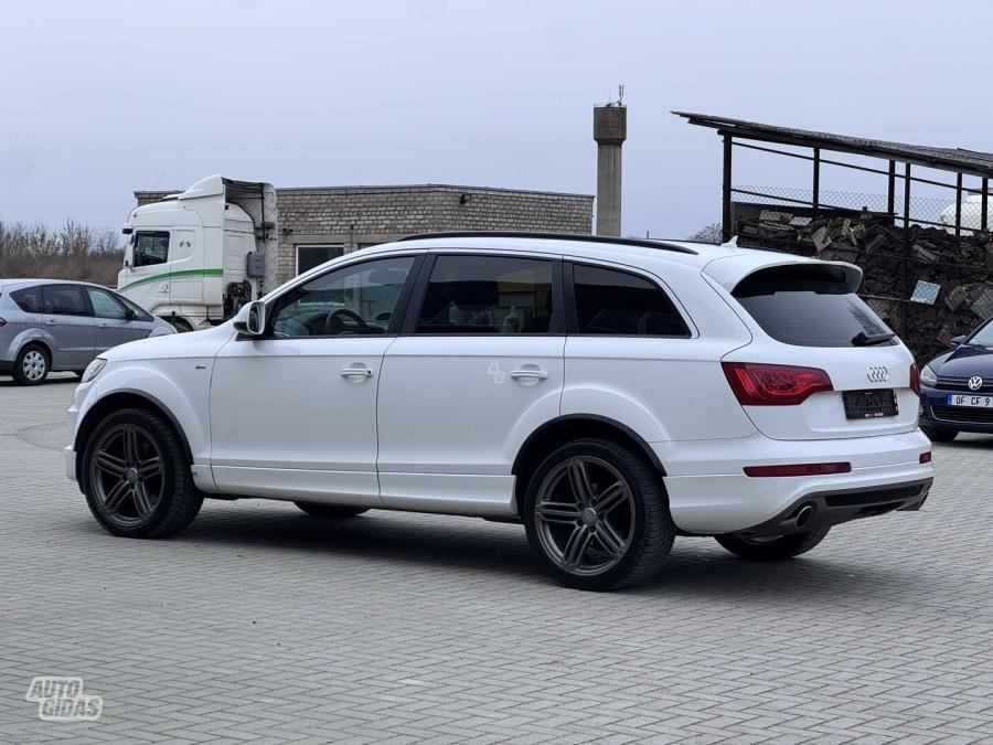 White Audi Q7 2010 in Kretinga, with an engine capacity of 3.00 L and mileage of 313 thousand km for 11500 €, photo 8 on AUTOMOTO.COM.LV