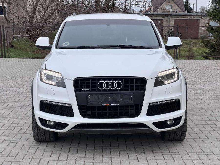 White Audi Q7 2010 in Kretinga, with an engine capacity of 2.97 L and mileage of 313 thousand km for 11500 €, photo 2 on AUTOMOTO.COM.LV