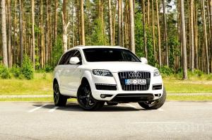 White Audi Q7 2010 in Riga, with an engine capacity of 3.00 L and mileage of 236 thousand km for 8990 €, photo 3 on AUTOMOTO.COM.LV