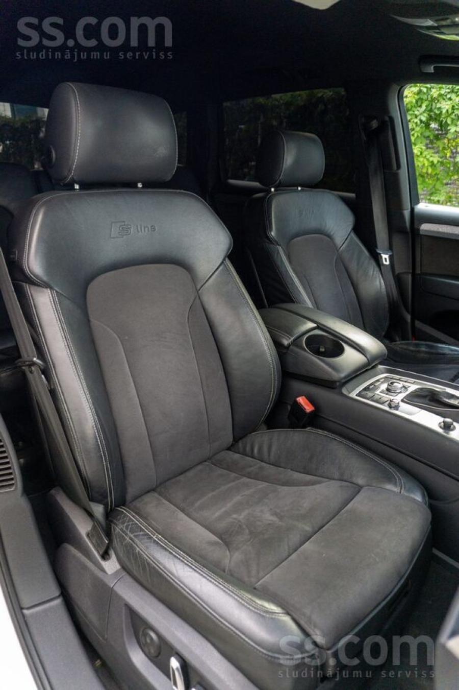 White Audi Q7 2010 in Riga, with an engine capacity of 3.00 L and mileage of 236 thousand km for 8990 €, photo 28 on AUTOMOTO.COM.LV