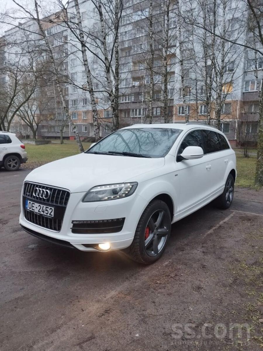 Белый Ауди Ку 7 2010 в Рига, объемом двигателя 3.00 л и пробегом 235 тыс. км за 10990 €, фото 3 на AUTOMOTO.COM.LV