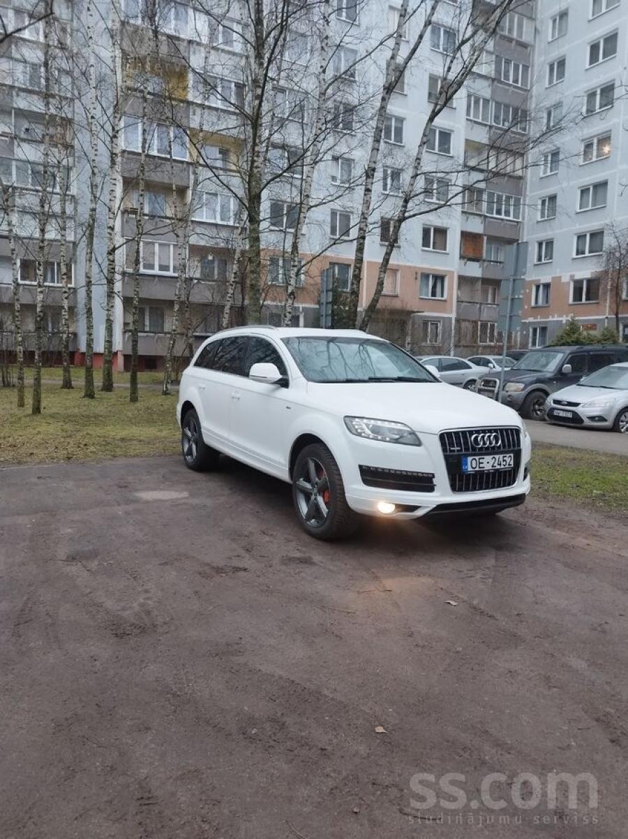 Белый Ауди Ку 7 2010 в Рига, объемом двигателя 3.00 л и пробегом 235 тыс. км за 10990 €, фото 4 на AUTOMOTO.COM.LV
