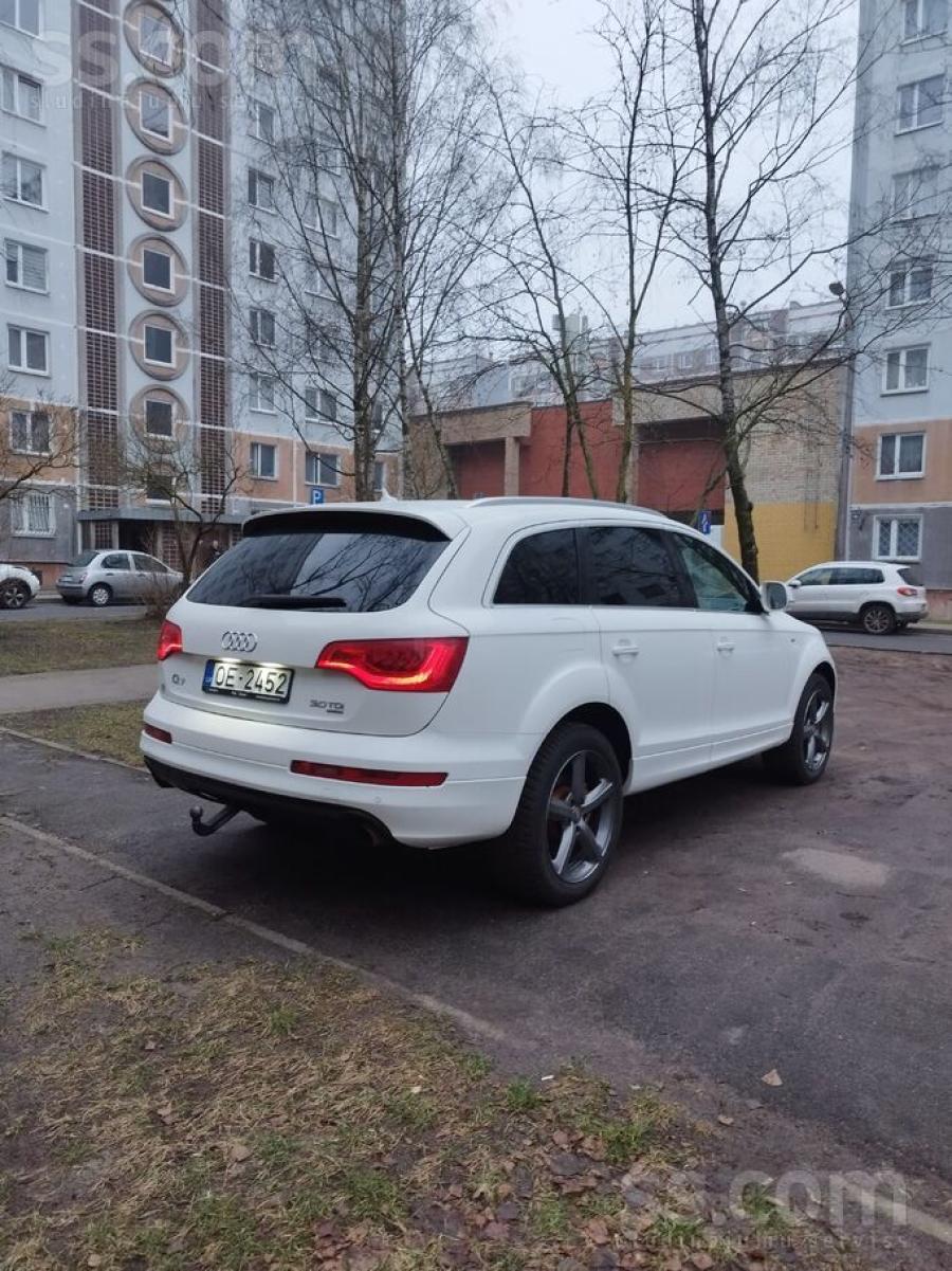 Белый Ауди Ку 7 2010 в Рига, объемом двигателя 3.00 л и пробегом 235 тыс. км за 10990 €, фото 5 на AUTOMOTO.COM.LV