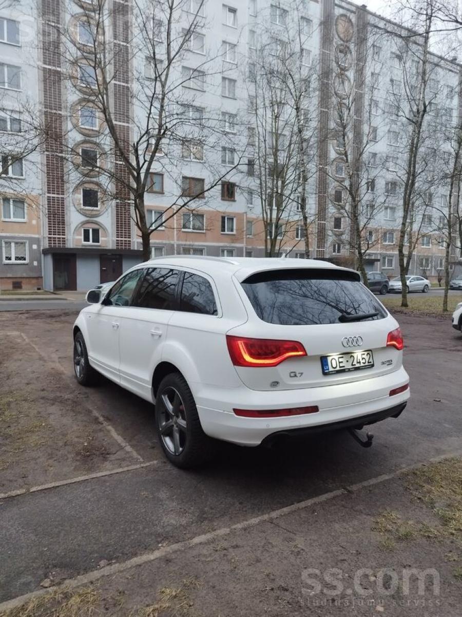 Белый Ауди Ку 7 2010 в Рига, объемом двигателя 3.00 л и пробегом 235 тыс. км за 10990 €, фото 6 на AUTOMOTO.COM.LV