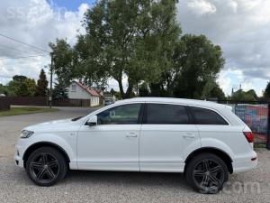 White Audi Q7 2010 in Ventspils, with an engine capacity of 3.00 L and mileage of 299 thousand km for 10990 €, photo 8 on AUTOMOTO.COM.LV