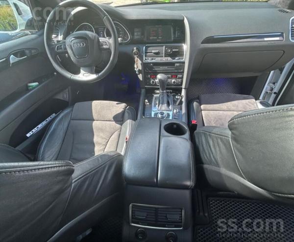 White Audi Q7 2010 in Talsi, with an engine capacity of 4.20 L and mileage of 0 thousand km for 9700 €, photo 9 on AUTOMOTO.COM.LV