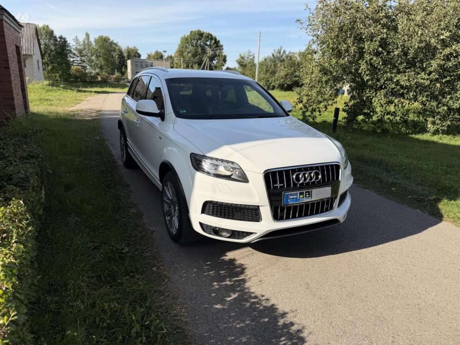 White Audi Q7 2010 in Druskininkai, with an engine capacity of 2.97 L and mileage of 526 thousand km for 8500 €, photo 6 on AUTOMOTO.COM.LV