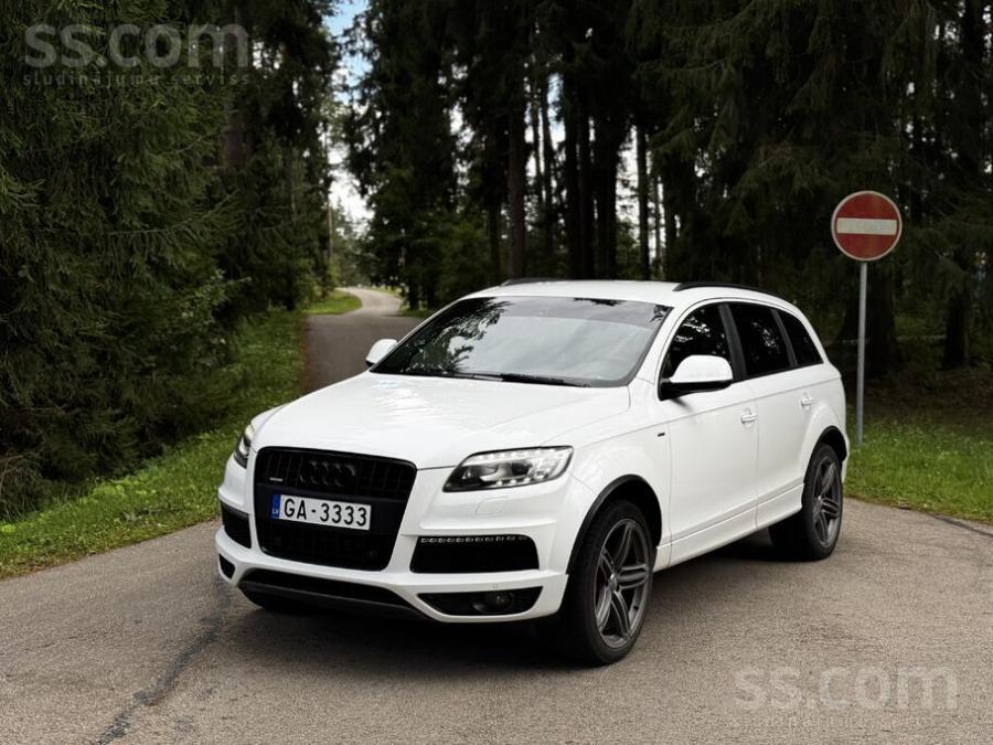 White Audi Q7 2010 in Madona, with an engine capacity of 3.00 L and mileage of 310 thousand km for 11500 €, photo 3 on AUTOMOTO.COM.LV