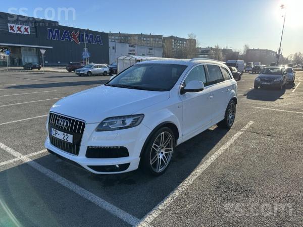 Balts Audi Q7 2011 Rīga, ar dzinēja tilpumu 4.20 L un nobraukumu 186 tūkst. km par 15900 €, foto 1 vietnē AUTOMOTO.COM.LV