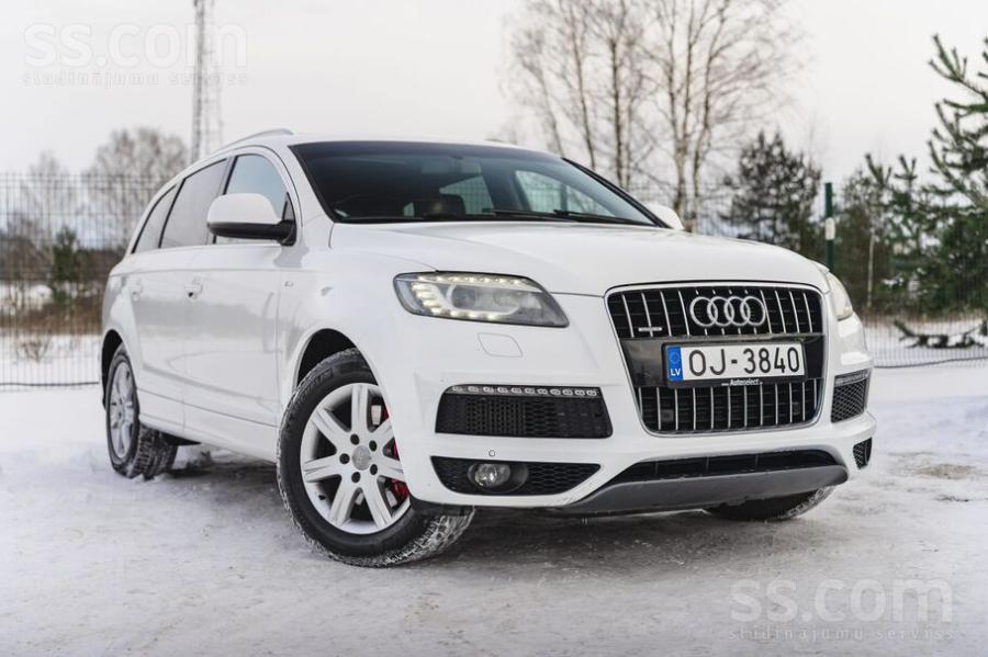 Balts Audi Q7 2011 Rīga, ar dzinēja tilpumu 3.00 L un nobraukumu 311 tūkst. km par 15690 €, foto 3 vietnē AUTOMOTO.COM.LV