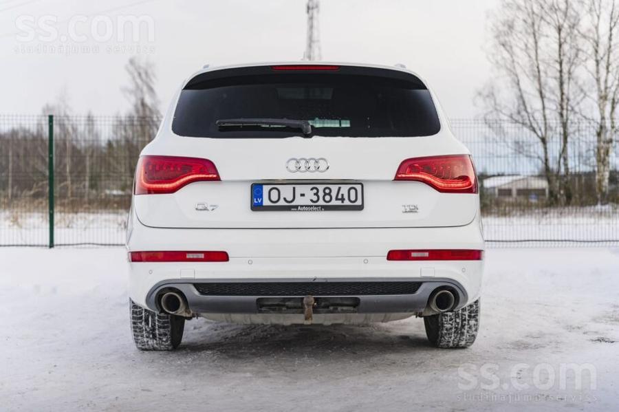 Balts Audi Q7 2011 Rīga, ar dzinēja tilpumu 3.00 L un nobraukumu 311 tūkst. km par 15690 €, foto 5 vietnē AUTOMOTO.COM.LV