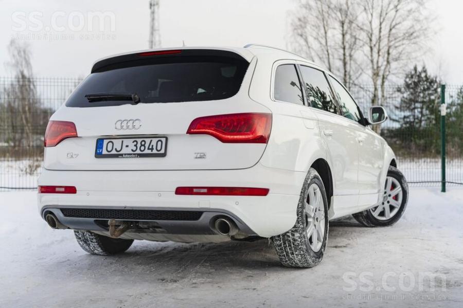 Balts Audi Q7 2011 Rīga, ar dzinēja tilpumu 3.00 L un nobraukumu 311 tūkst. km par 15690 €, foto 6 vietnē AUTOMOTO.COM.LV