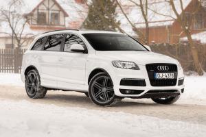 White Audi Q7 2011 in Jelgava, with an engine capacity of 3.00 L and mileage of 287 thousand km for 13500 €, photo 2 on AUTOMOTO.COM.LV