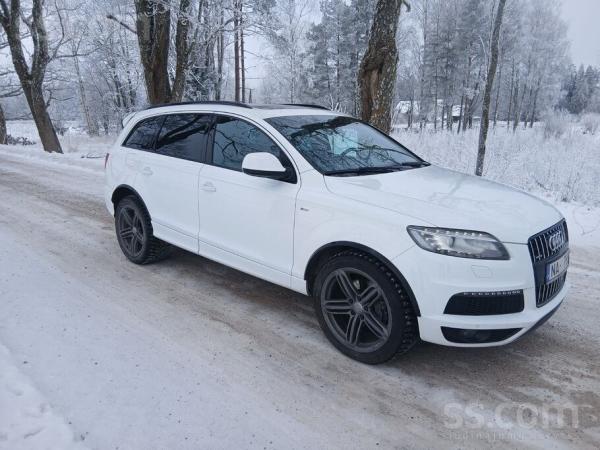 White Audi Q7 2011 in Valka, with an engine capacity of 3.00 L and mileage of 423 thousand km for 14000 €, photo 2 on AUTOMOTO.COM.LV