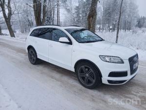 White Audi Q7 2011 in Valka, with an engine capacity of 3.00 L and mileage of 423 thousand km for 14000 €, photo 2 on AUTOMOTO.COM.LV