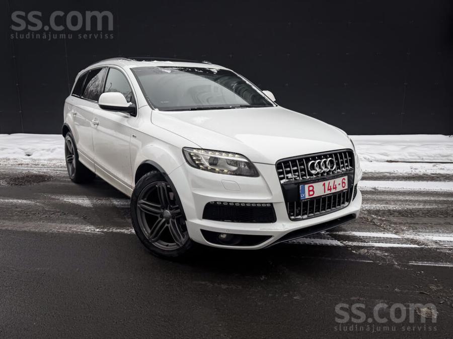 Balts Audi Q7 2011 Jelgava, ar dzinēja tilpumu 3.00 L un nobraukumu 420 tūkst. km par 10995 €, foto 1 vietnē AUTOMOTO.COM.LV