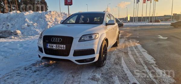 White Audi Q7 2011 in Ogre, with an engine capacity of 4.20 L and mileage of 202 thousand km for 12350 €, photo 2 on AUTOMOTO.COM.LV