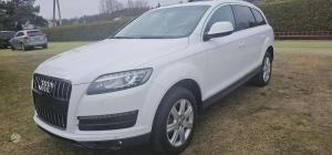 White Audi Q7 2011 in Ukmerge, with an engine capacity of 3.00 L and mileage of 261 thousand km for 9300 €, photo 8 on AUTOMOTO.COM.LV