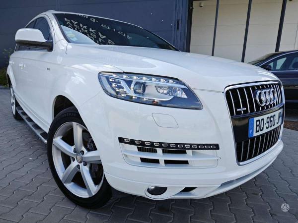 Balts Audi Q7 2011 Viļņa, ar dzinēja tilpumu 2.97 L un nobraukumu 274 tūkst. km par 10600 €, foto 4 vietnē AUTOMOTO.COM.LV