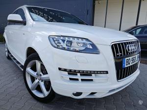 White Audi Q7 2011 in Vilnius, with an engine capacity of 2.97 L and mileage of 274 thousand km for 10600 €, photo 5 on AUTOMOTO.COM.LV