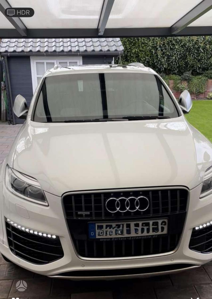 White Audi Q7 2011 in Panevezys, with an engine capacity of 5.93 L and mileage of 274 thousand km for 18500 €, photo 18 on AUTOMOTO.COM.LV