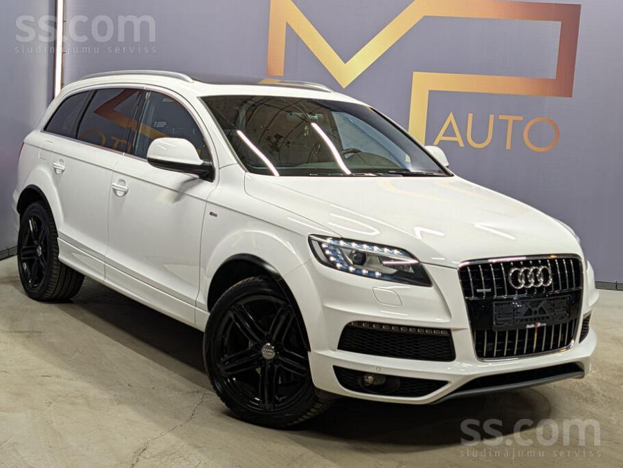 White Audi Q7 2011 in Jurmala, with an engine capacity of 3.00 L and mileage of 315 thousand km for 14950 €, photo 1 on AUTOMOTO.COM.LV