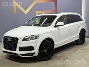 White Audi Q7 2011 in Jurmala, with an engine capacity of 3.00 L and mileage of 315 thousand km for 14950 €, photo 4 on AUTOMOTO.COM.LV