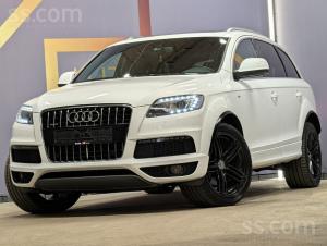 White Audi Q7 2011 in Jurmala, with an engine capacity of 3.00 L and mileage of 315 thousand km for 14950 €, photo 10 on AUTOMOTO.COM.LV