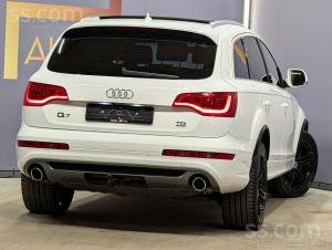 White Audi Q7 2011 in Jurmala, with an engine capacity of 3.00 L and mileage of 315 thousand km for 14950 €, photo 11 on AUTOMOTO.COM.LV
