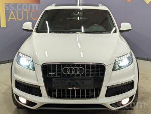 White Audi Q7 2011 in Jurmala, with an engine capacity of 3.00 L and mileage of 315 thousand km for 14950 €, photo 14 on AUTOMOTO.COM.LV