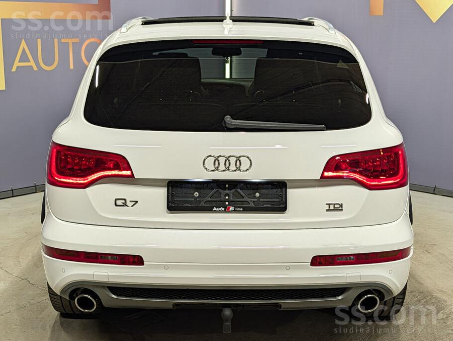 White Audi Q7 2011 in Jurmala, with an engine capacity of 3.00 L and mileage of 315 thousand km for 14950 €, photo 15 on AUTOMOTO.COM.LV