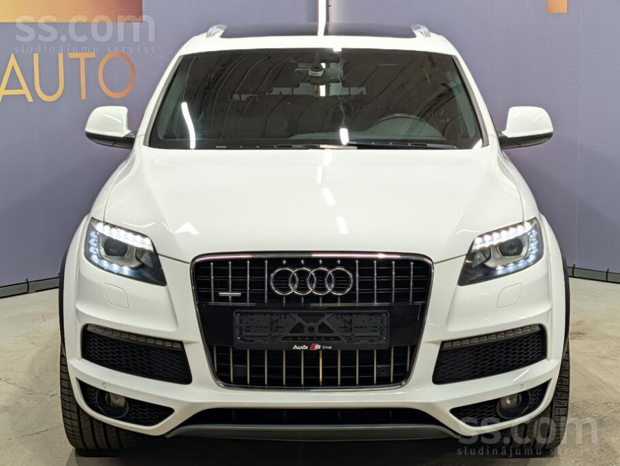 White Audi Q7 2011 in Jurmala, with an engine capacity of 3.00 L and mileage of 315 thousand km for 14950 €, photo 16 on AUTOMOTO.COM.LV
