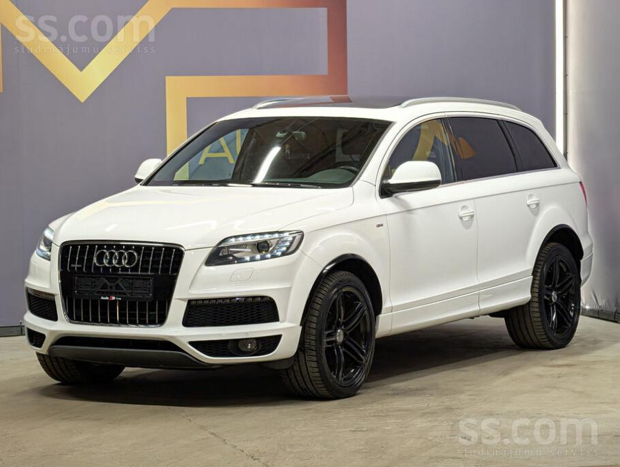 White Audi Q7 2011 in Jurmala, with an engine capacity of 3.00 L and mileage of 315 thousand km for 14950 €, photo 17 on AUTOMOTO.COM.LV