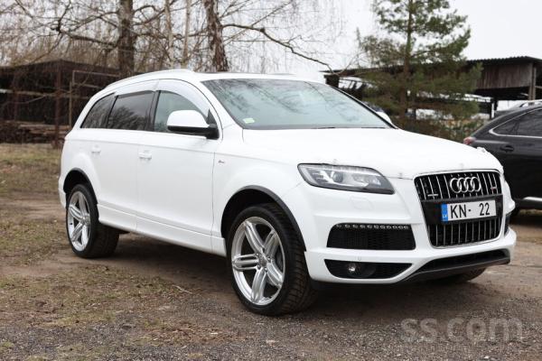Balts Audi Q7 2012 Daugavpils, ar dzinēja tilpumu 3.00 L un nobraukumu 185 tūkst. km par 14000 €, foto 2 vietnē AUTOMOTO.COM.LV