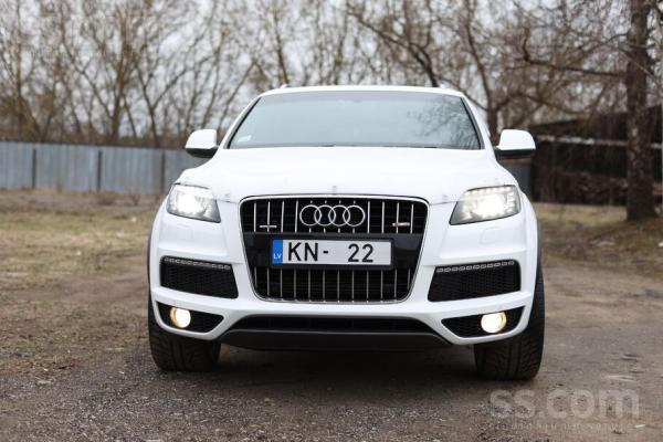 Balts Audi Q7 2012 Daugavpils, ar dzinēja tilpumu 3.00 L un nobraukumu 185 tūkst. km par 14000 €, foto 4 vietnē AUTOMOTO.COM.LV