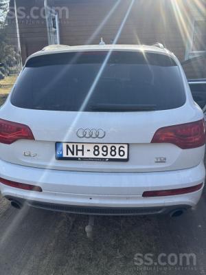 White Audi Q7 2012 in Kraslava, with an engine capacity of 3.00 L and mileage of 311 thousand km for 12000 €, photo 4 on AUTOMOTO.COM.LV