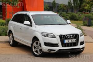 White Audi Q7 2012 in Riga, with an engine capacity of 3.00 L and mileage of 272 thousand km for 10950 €, photo  on AUTOMOTO.COM.LV