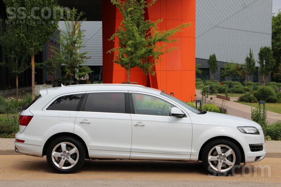Balts Audi Q7 2012 Rīga, ar dzinēja tilpumu 3.00 L un nobraukumu 272 tūkst. km par 10950 €, foto 5 vietnē AUTOMOTO.COM.LV
