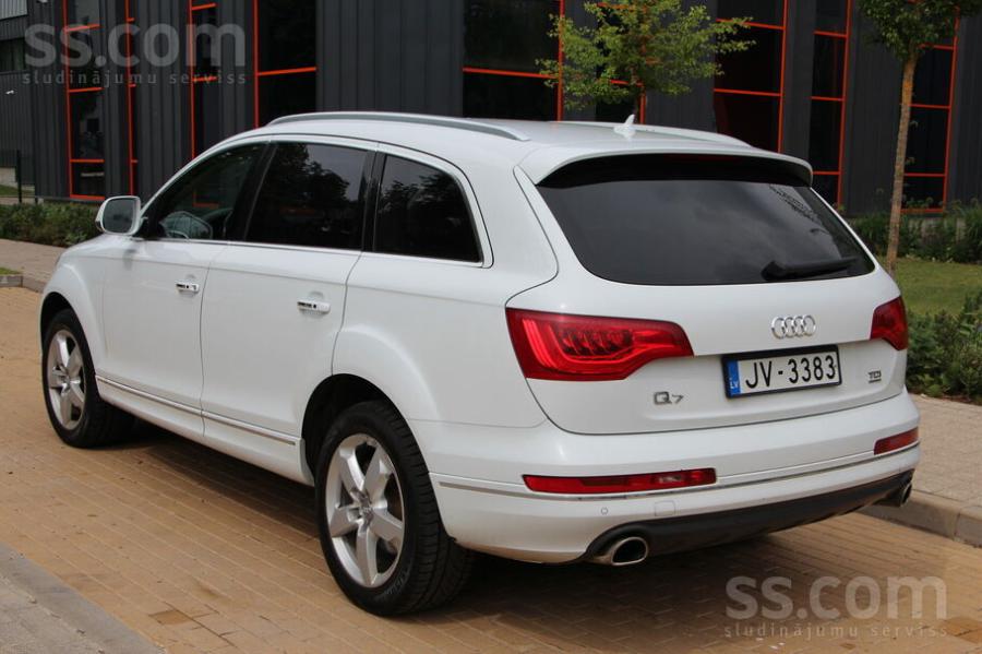 Balts Audi Q7 2012 Rīga, ar dzinēja tilpumu 3.00 L un nobraukumu 272 tūkst. km par 10950 €, foto 10 vietnē AUTOMOTO.COM.LV