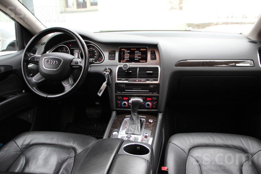 Balts Audi Q7 2012 Rīga, ar dzinēja tilpumu 3.00 L un nobraukumu 272 tūkst. km par 10950 €, foto 13 vietnē AUTOMOTO.COM.LV