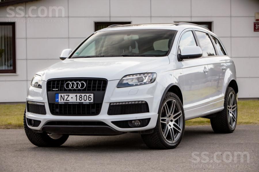 Balts Audi Q7 2012 Jelgava, ar dzinēja tilpumu 3.00 L un nobraukumu 270 tūkst. km par 13999 €, foto 3 vietnē AUTOMOTO.COM.LV