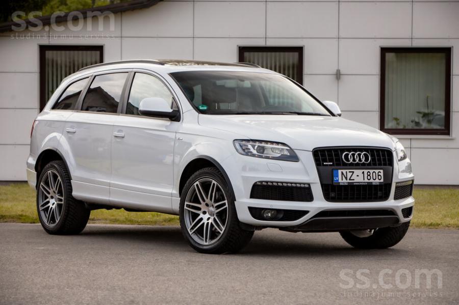Balts Audi Q7 2012 Jelgava, ar dzinēja tilpumu 3.00 L un nobraukumu 270 tūkst. km par 13999 €, foto 6 vietnē AUTOMOTO.COM.LV