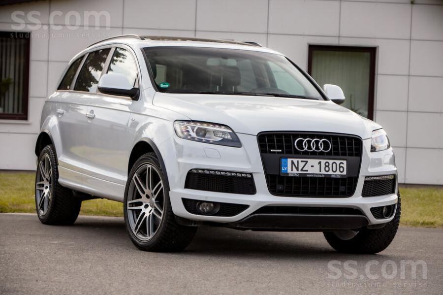 Balts Audi Q7 2012 Jelgava, ar dzinēja tilpumu 3.00 L un nobraukumu 270 tūkst. km par 13999 €, foto 7 vietnē AUTOMOTO.COM.LV