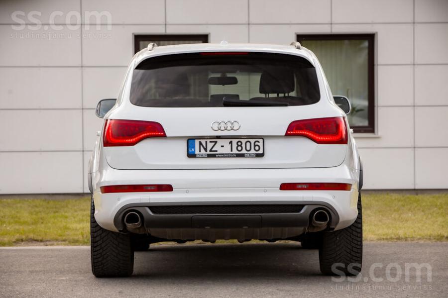 Balts Audi Q7 2012 Jelgava, ar dzinēja tilpumu 3.00 L un nobraukumu 270 tūkst. km par 13999 €, foto 10 vietnē AUTOMOTO.COM.LV