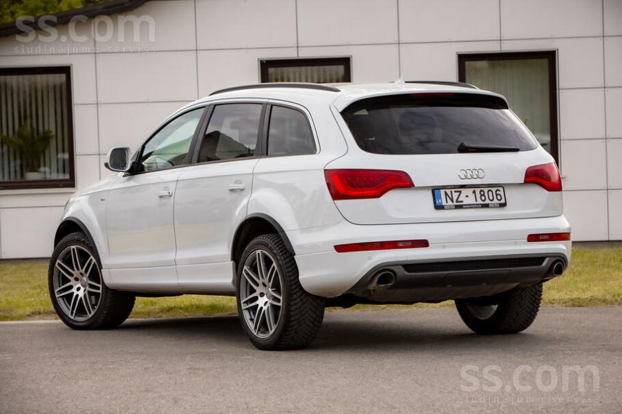 Balts Audi Q7 2012 Jelgava, ar dzinēja tilpumu 3.00 L un nobraukumu 270 tūkst. km par 13999 €, foto 11 vietnē AUTOMOTO.COM.LV