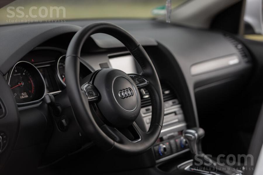 Balts Audi Q7 2012 Jelgava, ar dzinēja tilpumu 3.00 L un nobraukumu 270 tūkst. km par 13999 €, foto 19 vietnē AUTOMOTO.COM.LV